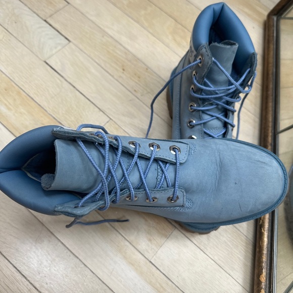 Timberland | Shoes | Timberlandsboys Size 5 Baby Blue | Poshmark